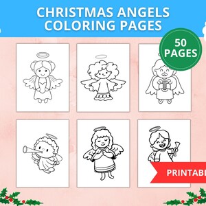 50 Cute Angels Christmas Coloring Pages 20 Fun Facts About Christmas ...