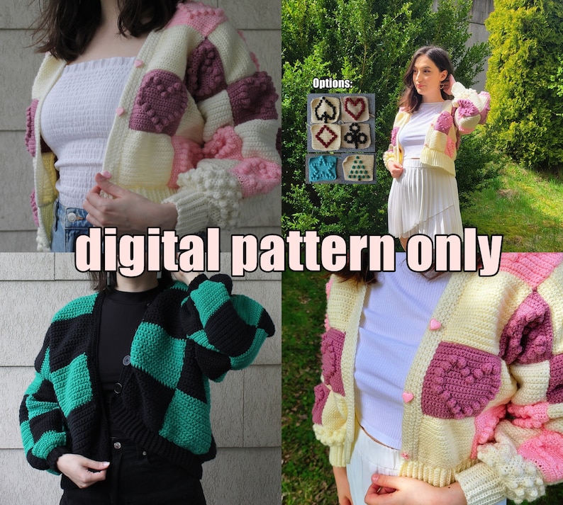 Darling Cardigan DIGITAL CROCHET PATTERN - Etsy