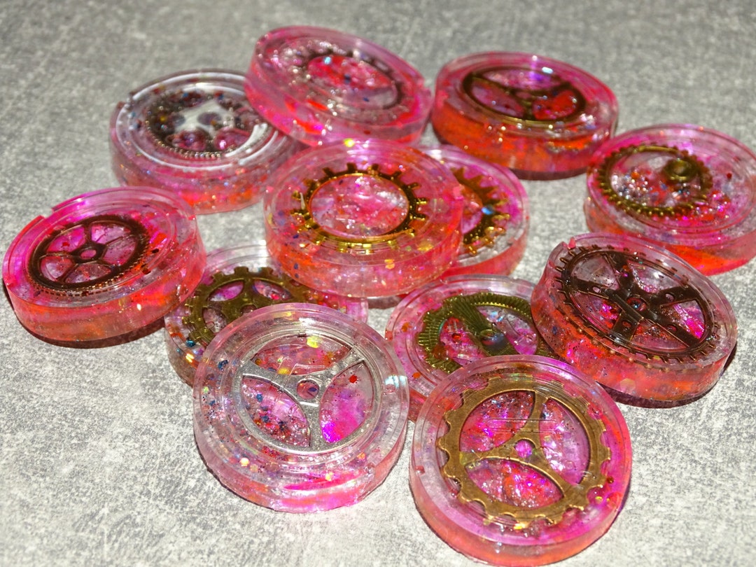 Resin Cyberpunk Tokens Checkers Mill Coins Handmade - Etsy
