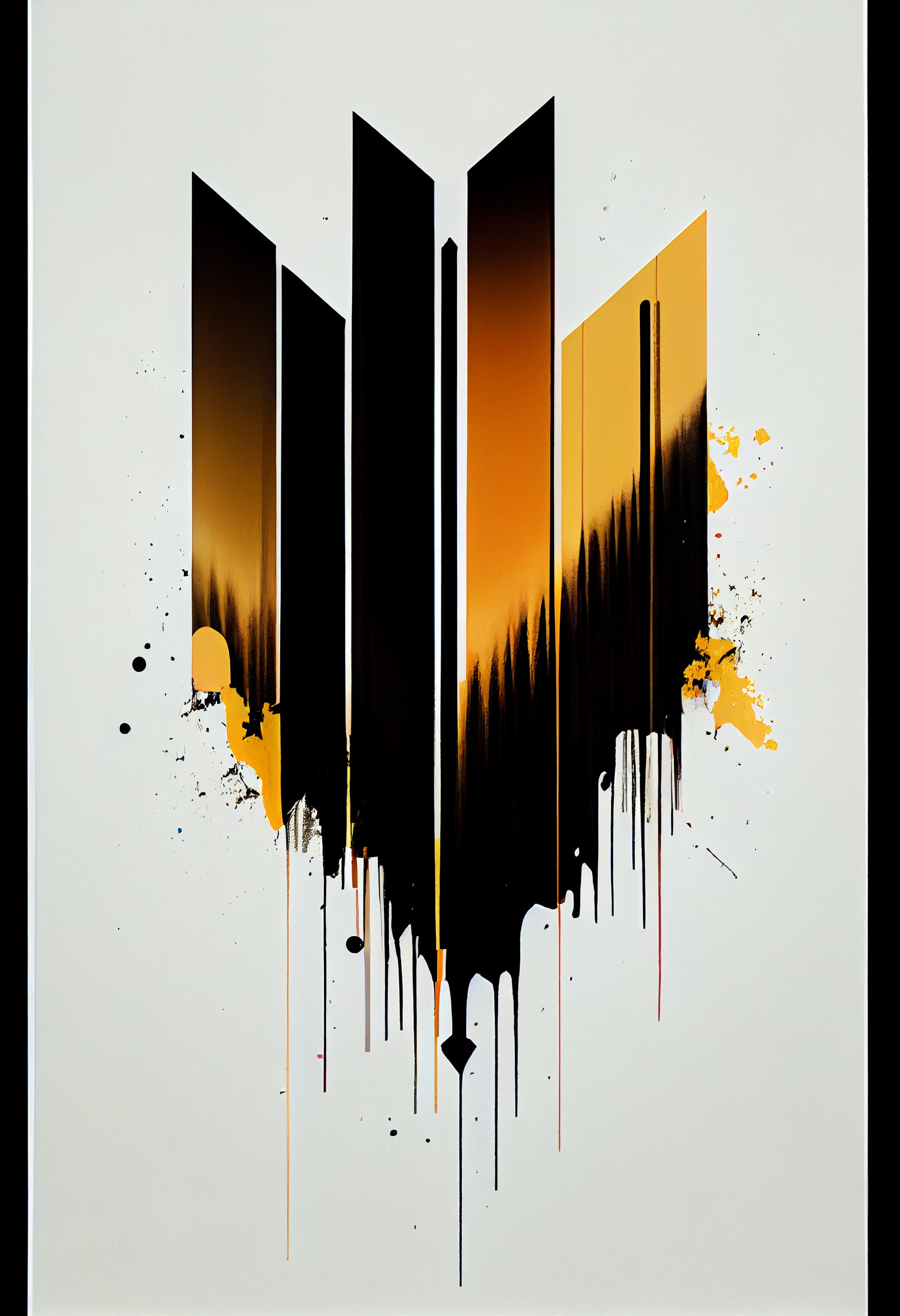 Abstract Art With Cool Colors, 5 PNG Digital Files to Use on Your ...