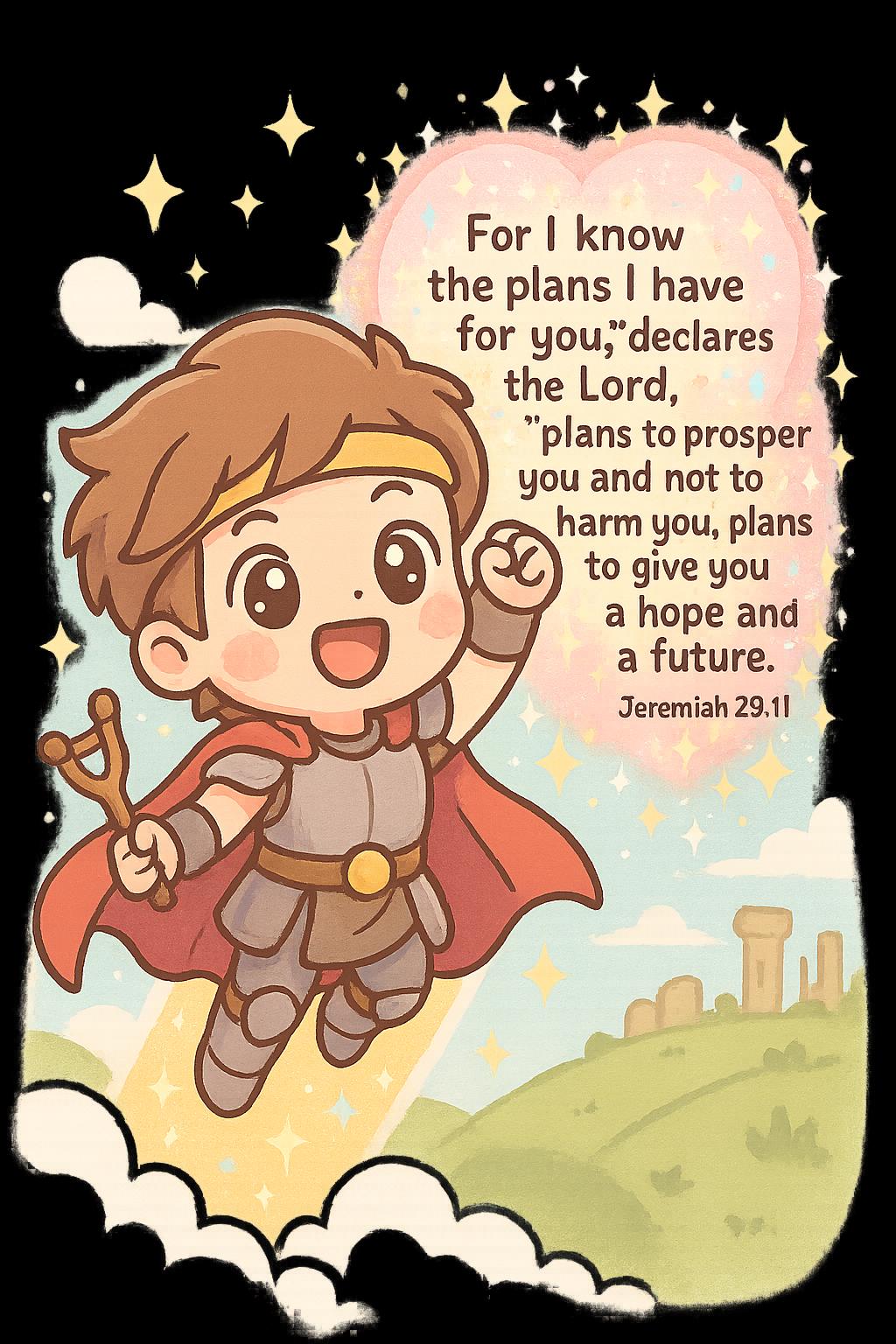 Kawaii Bible Verse Stickers | 5 Cute PNG Christian Stickers | Faith ...