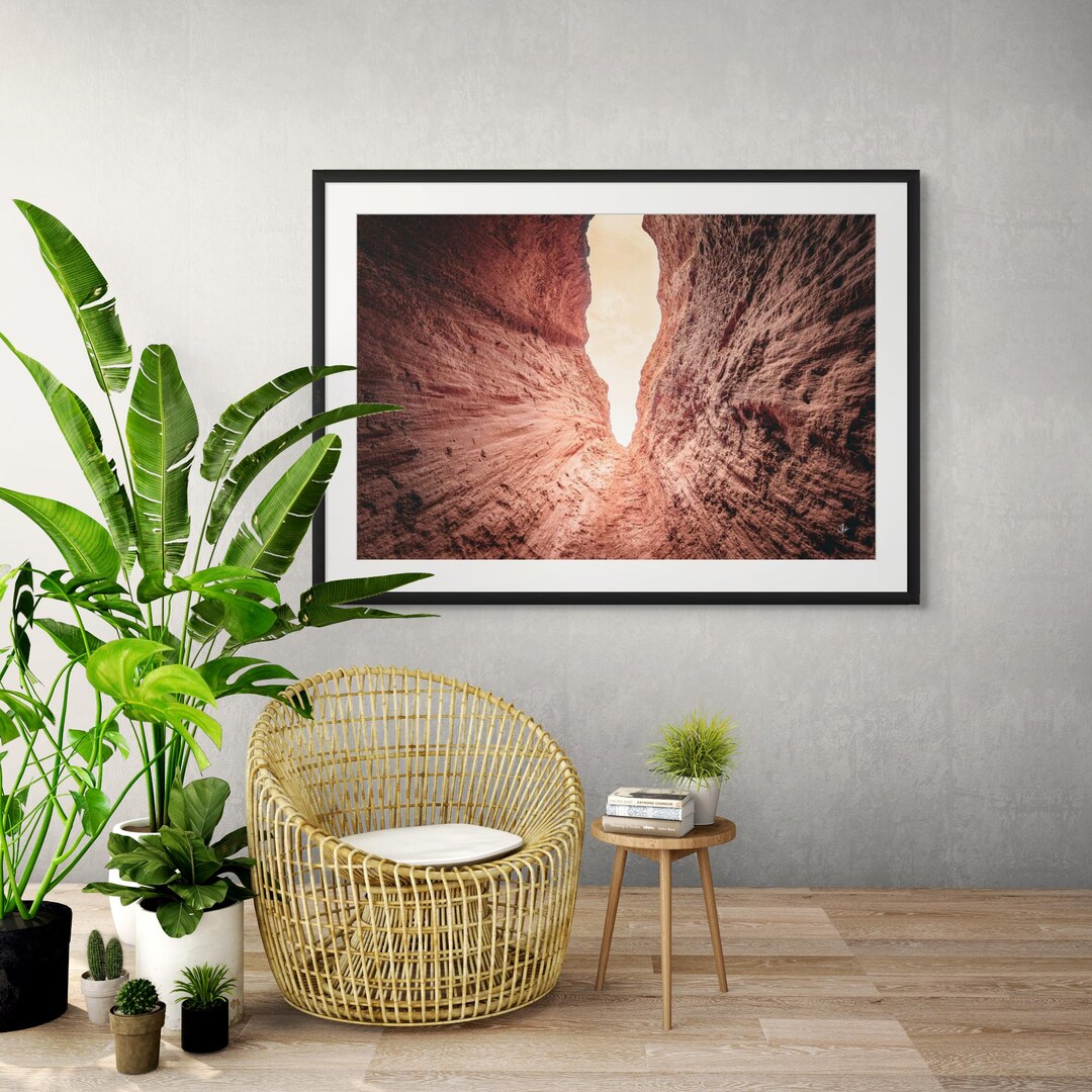 Atacama Desert Wall Art | Chile Canyon Photography Print | Framed ...