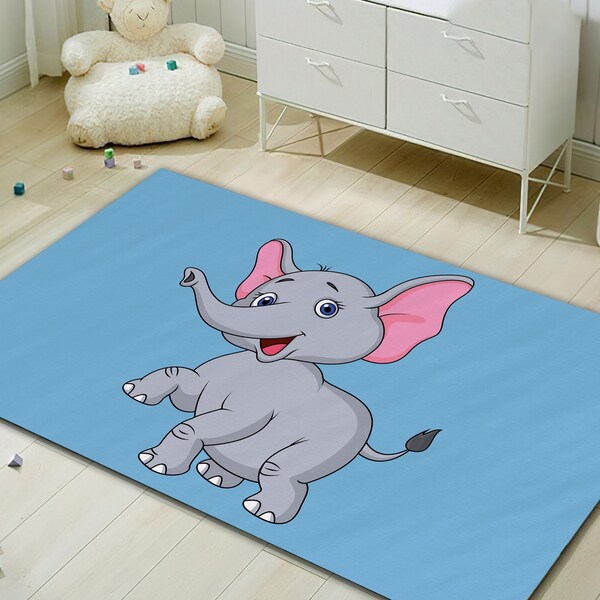 Elephant Rug - Etsy
