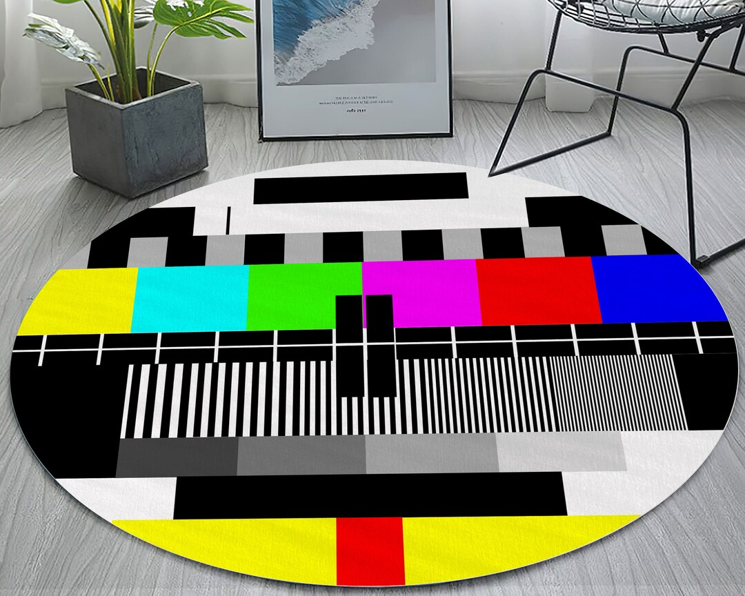 No Signal Rug, Modern Carpet for Living Room , Bedroom, Non-slip Rug ...