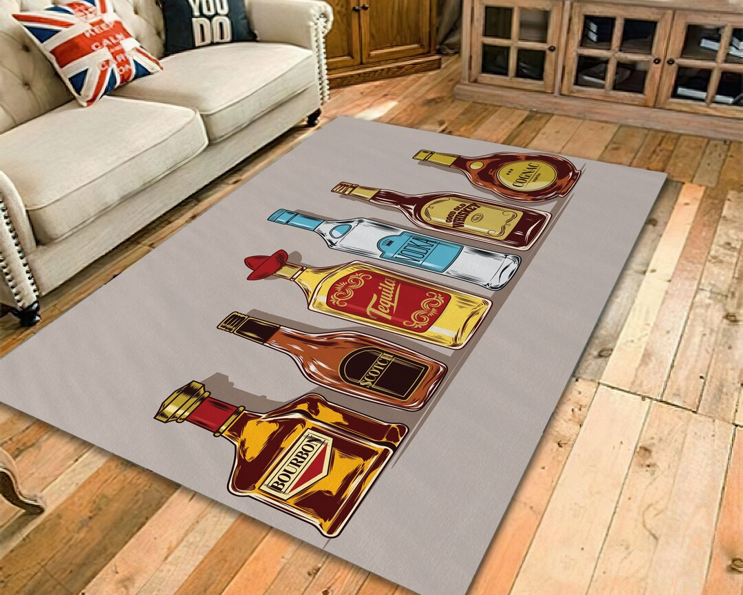 Liquor Rug, Party Rug, Drinks Carpet, Coktail Rug, Modern Carpet ...