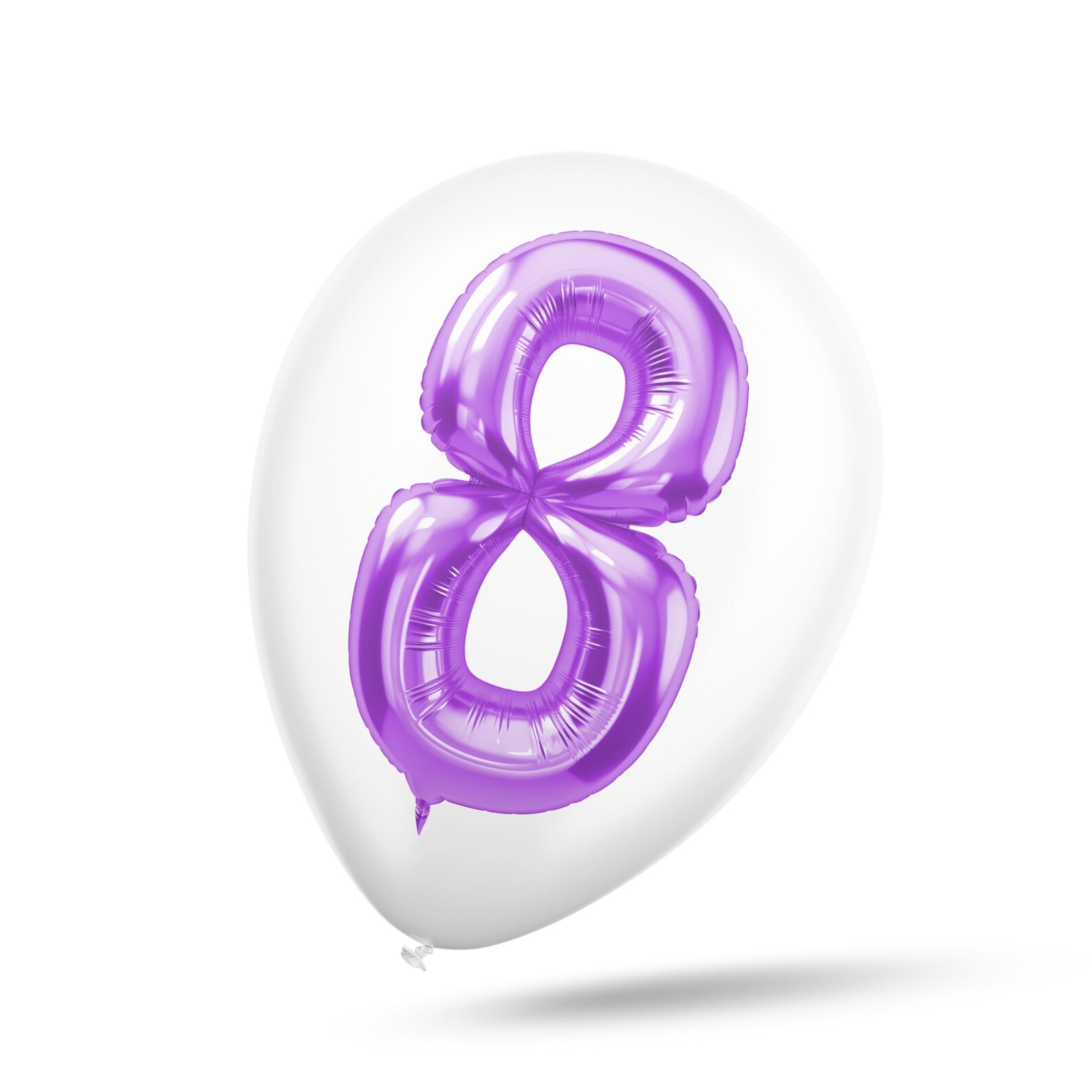 Purple Balloon Alphabet and Number Clipart Bundle, A-Z Clipart PNG, 0-9 ...
