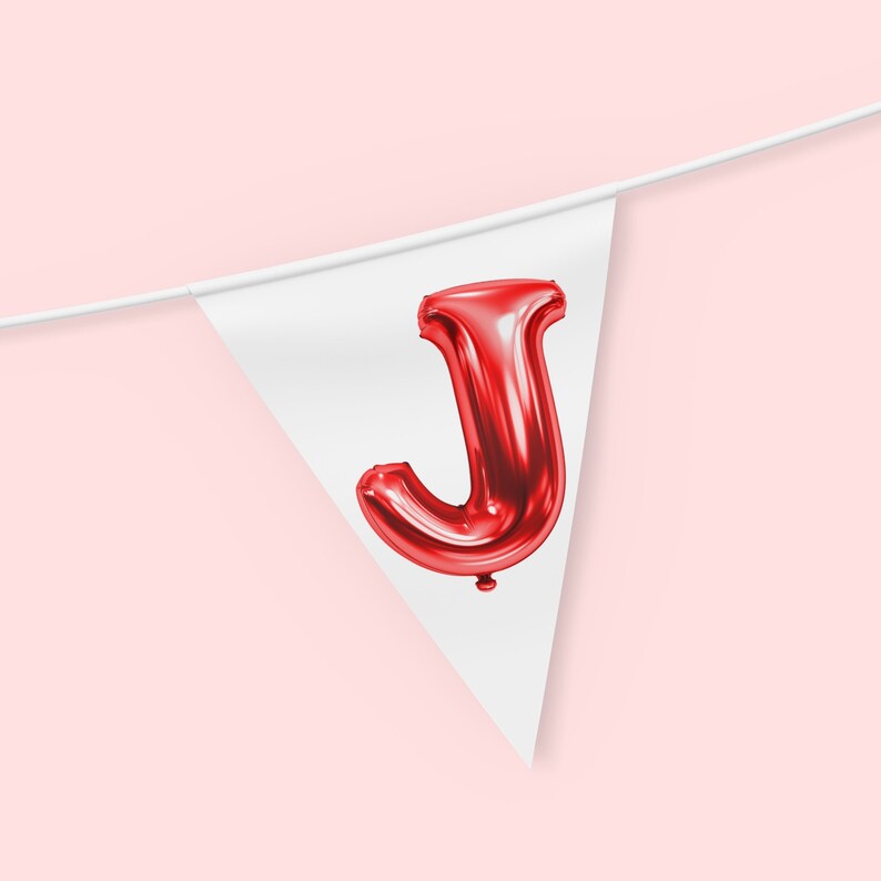 Red Foil Balloon Alphabet and Number Clipart Bundle for Party, School ...