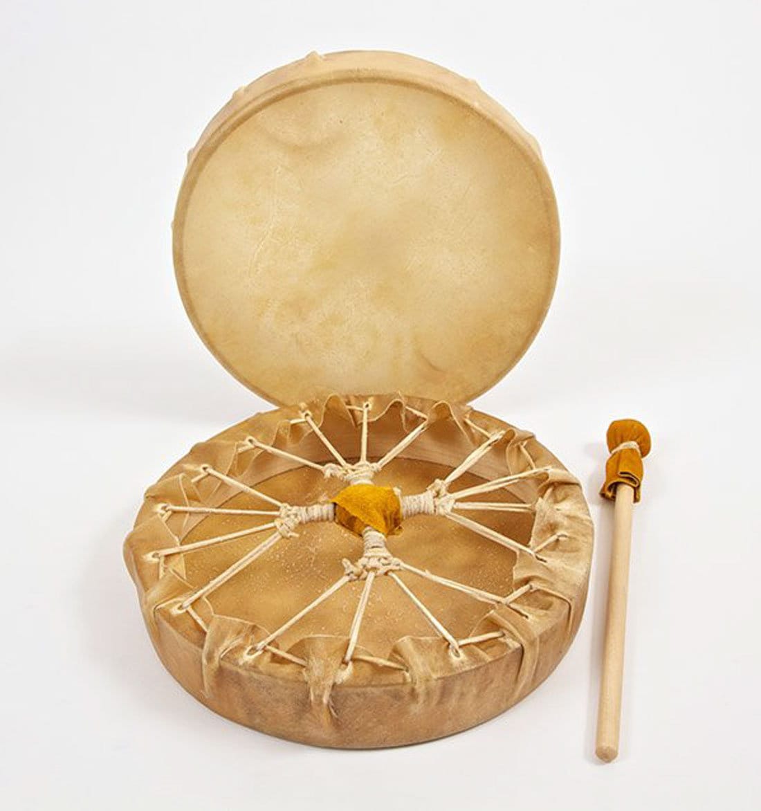 Native American Style Buffalo Hide , Shaman Shamanic Tambor Tambour ...