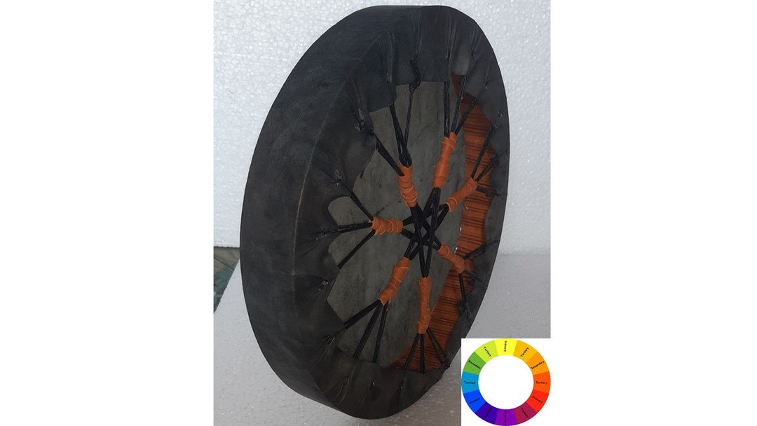 Beautiful Handmade Dark Ages , BLACK Buffalo Skin , Rawhide , Native ...