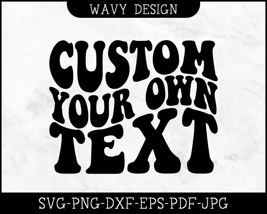 Real Wavy Letters Svg Wave Font Quote Wavy Alphabet Graphic - Etsy UK