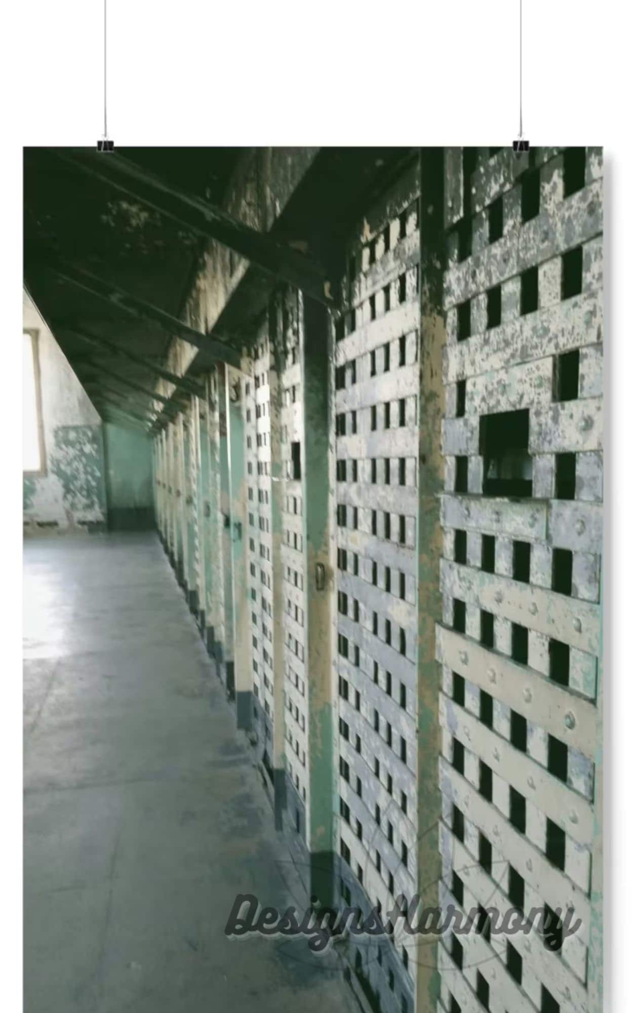 Old Vintage Penitentiary Prison Cells Art Wall Decor Poster - Etsy