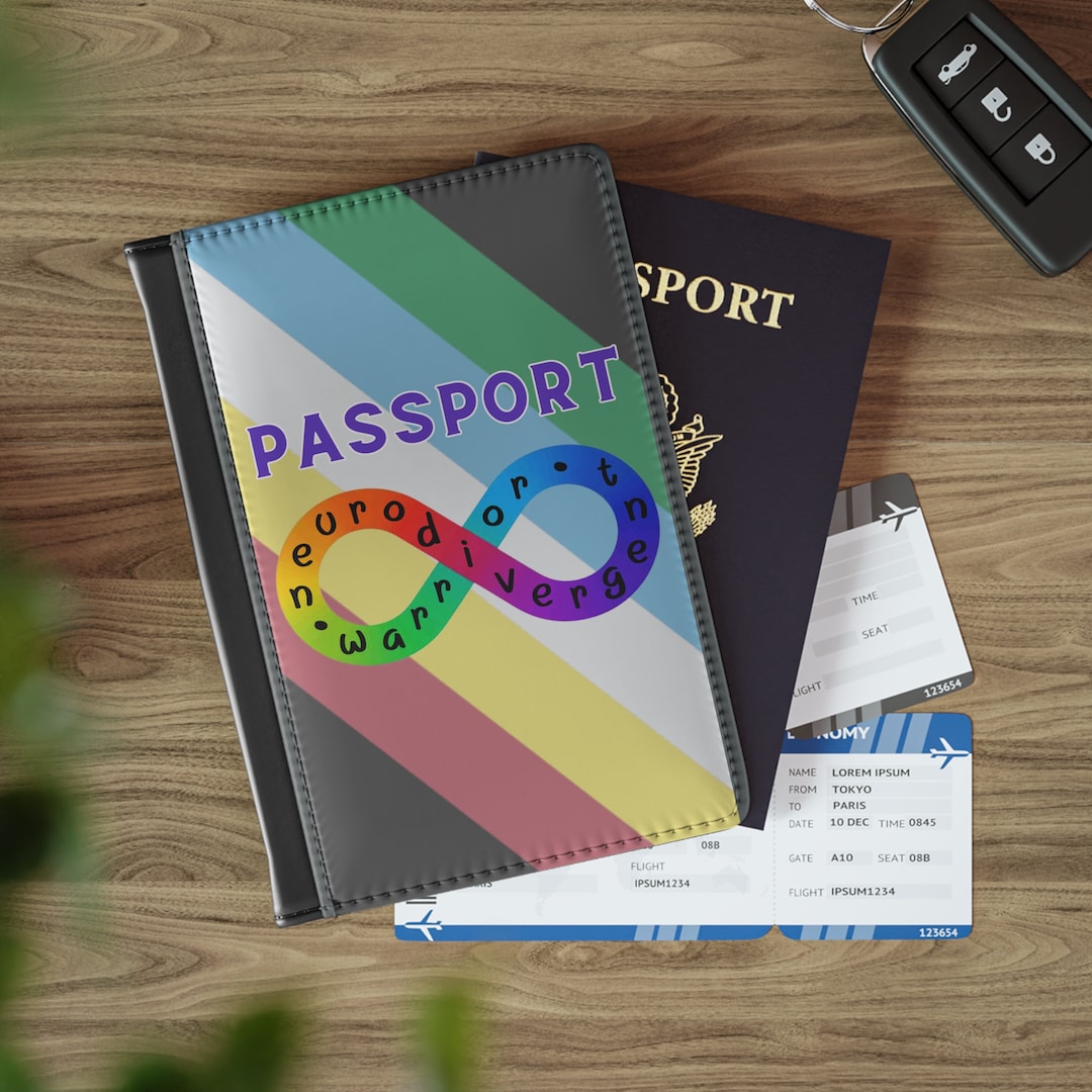 Autism Acceptance Disability Flag Neurodiversity Passport Cover - Etsy