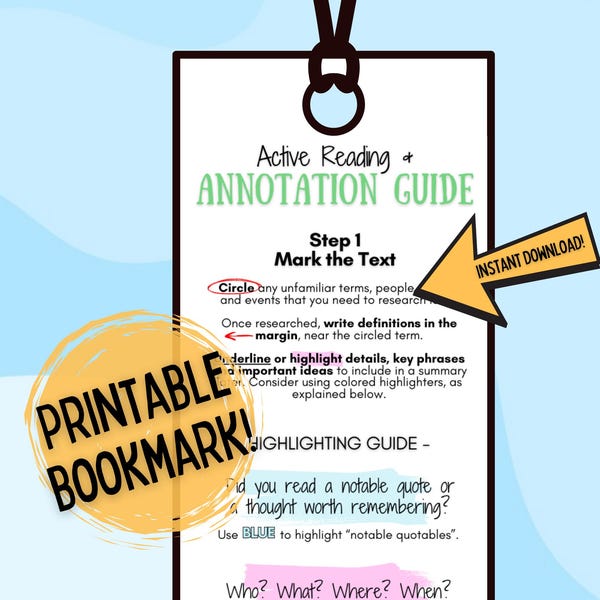 Annotations Reading - Etsy