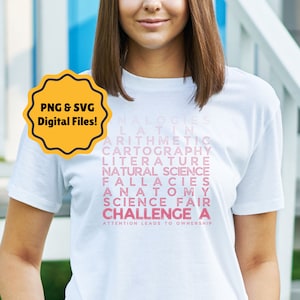 Challenge A Graphic PNG and SVG Files for Shirts, Bags, Mugs, Gifts 8 Color Choices Classical ...