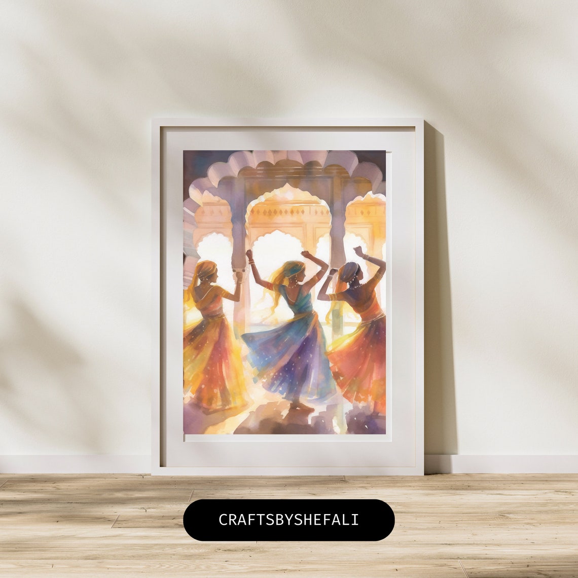 Indian Folk Art Indian Dancing Art Indian Painting Indian - Etsy