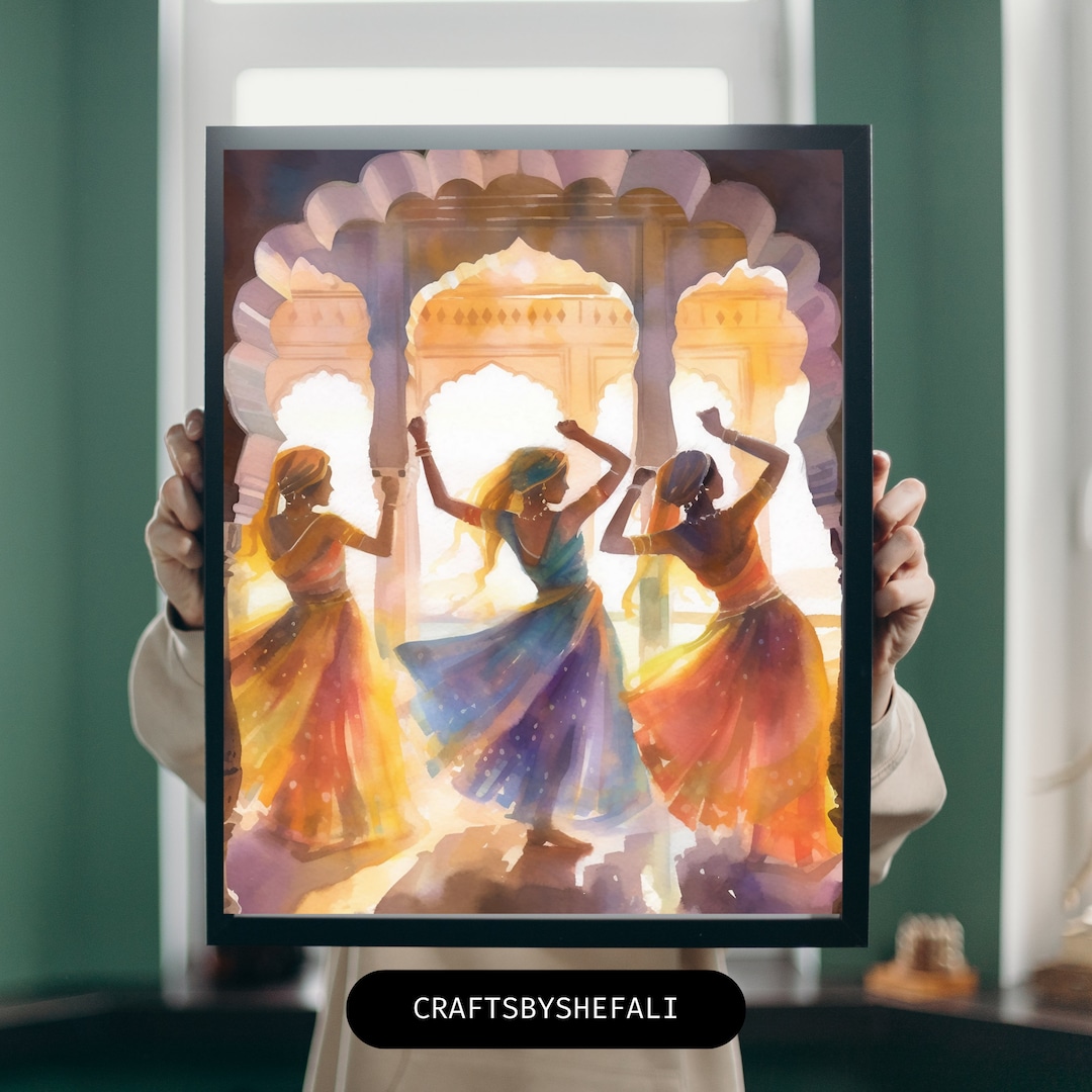 Indian Folk Art, Indian Dancing Art, Indian Painting, Indian Wall Art ...