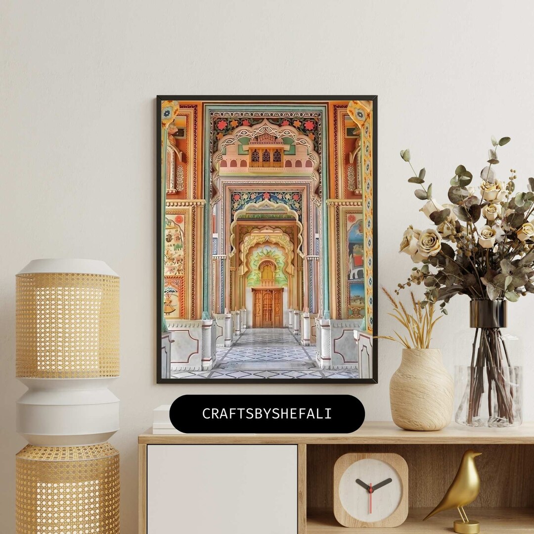Jaipur Patrika Gate Print, Indian Palace Wall Art (digital Download) - Etsy