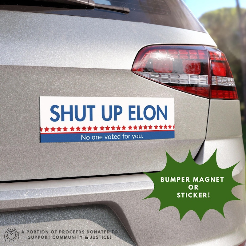 Shut up Sticker - Etsy