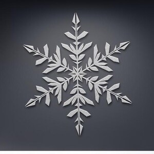 Snowflake Large Indoor/outdoor Metal Heirloom Christmas Decoration ...