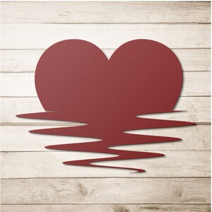 Metal Love Heart Wall Art, Metal Love Hearts Wall Decor, Heart Metal ...