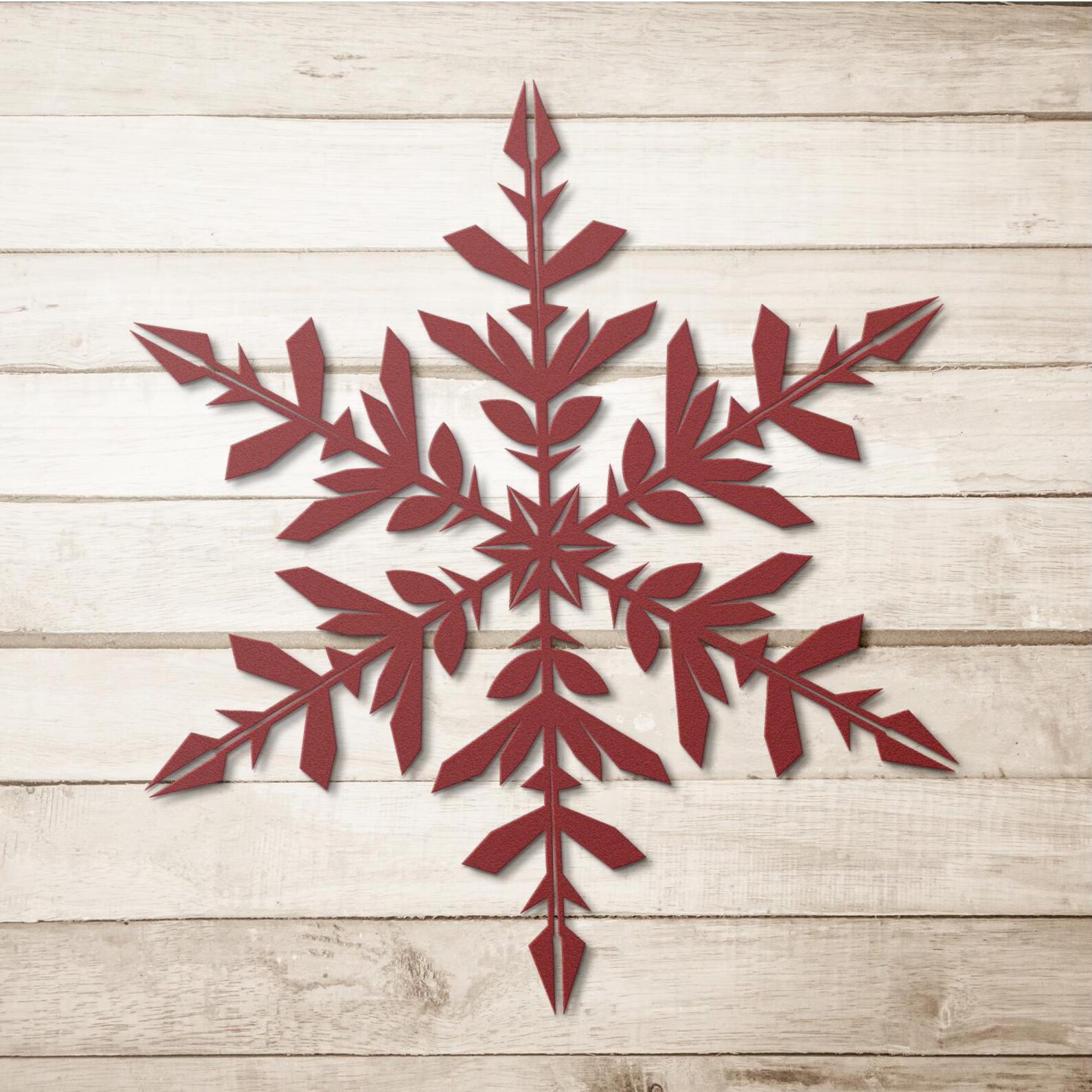 Snowflake Large Indoor/outdoor Metal Heirloom Christmas Decoration ...