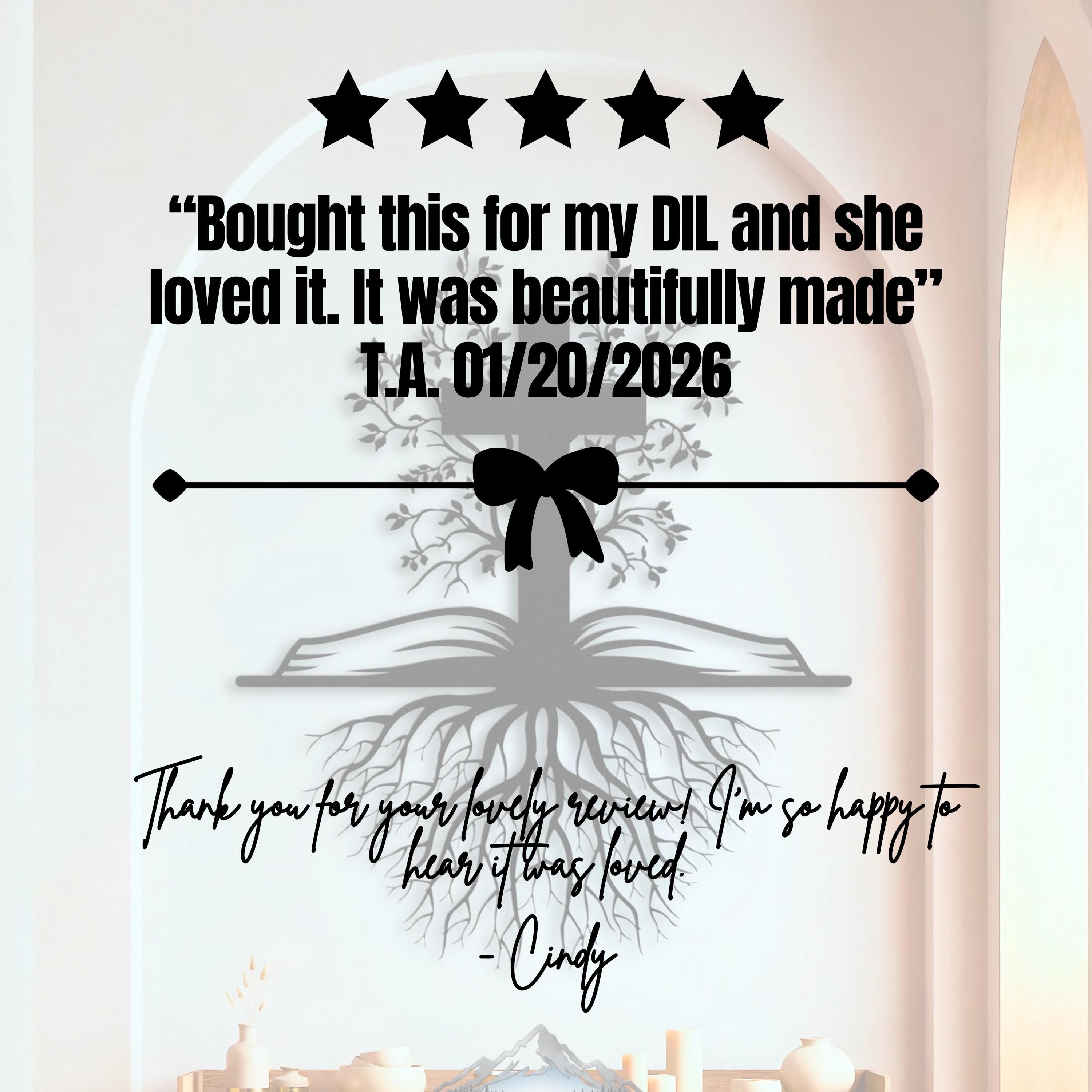 Faith-based Tree of Life Cross – Meaningful Christian Wall Decor Gift ...
