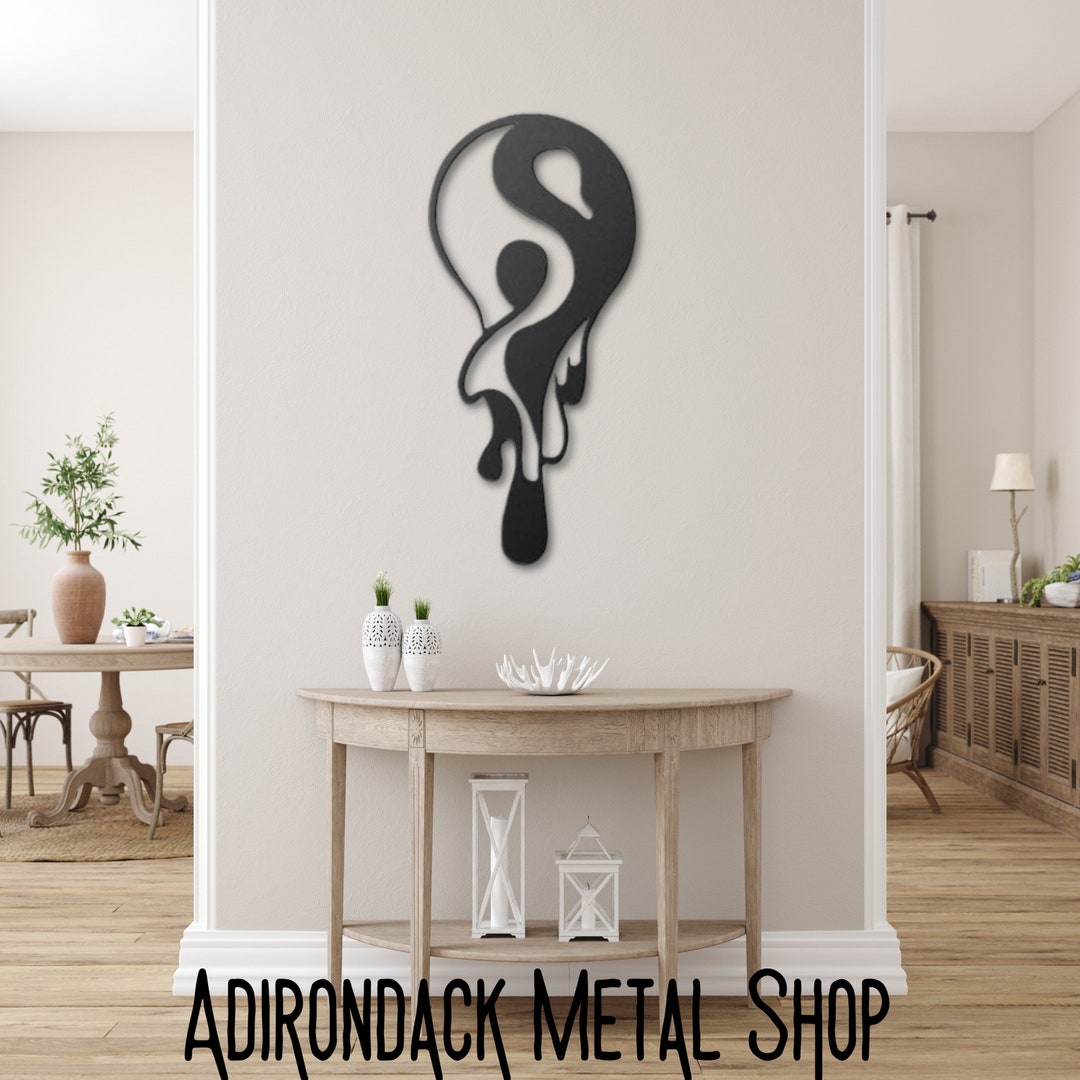 Yin and Yang Metal Metaling Yin and Yang Sign, Outdoor Yin Yang Sign ...