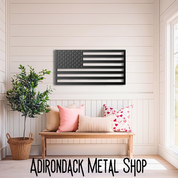 Metal American Flag - Etsy