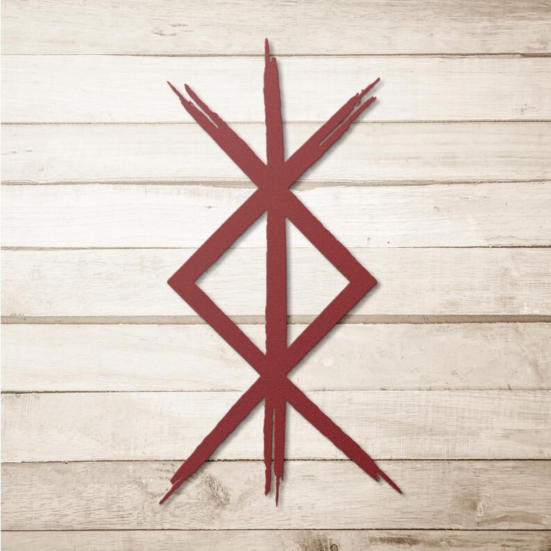 Norse Celtic Protection Symbol: Rustic Steel Farmhouse Wall Decor - Etsy