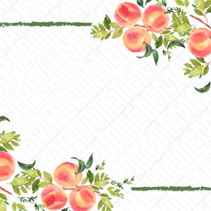 Peaches Invitation Template Digital Download - Etsy
