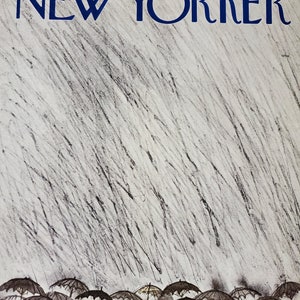 Vintage New Yorker Magazine (cover Only) November 8, 1969 Ronald Searle ...