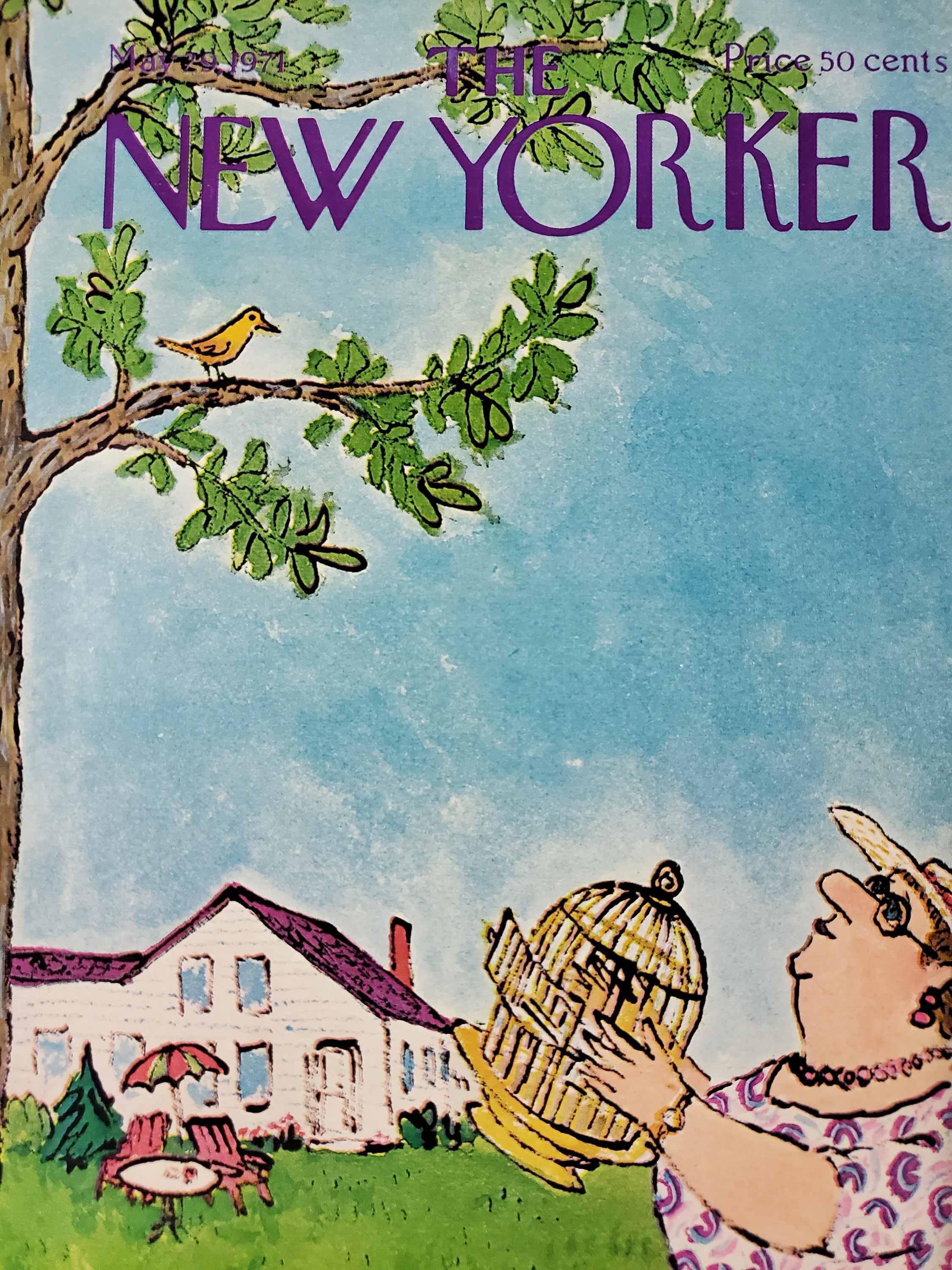 Vintage New Yorker Magazine (cover Only) May 29, 1971 William Steig Cover Art - Etsy