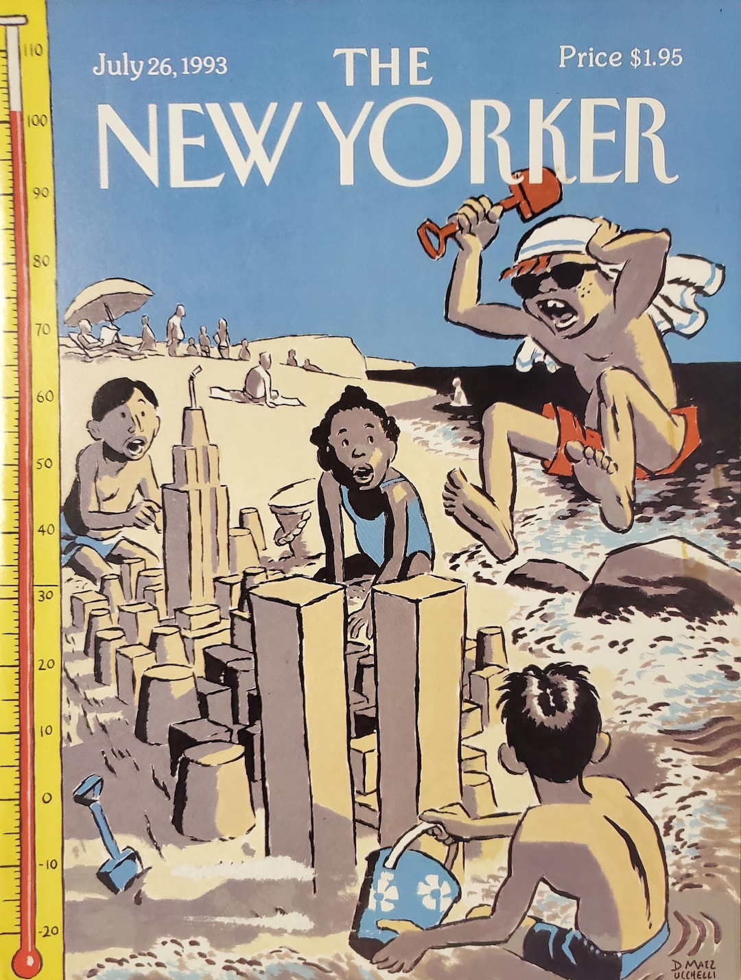 Vintage New Yorker Magazine (cover Only) July 26, 1993 David ...