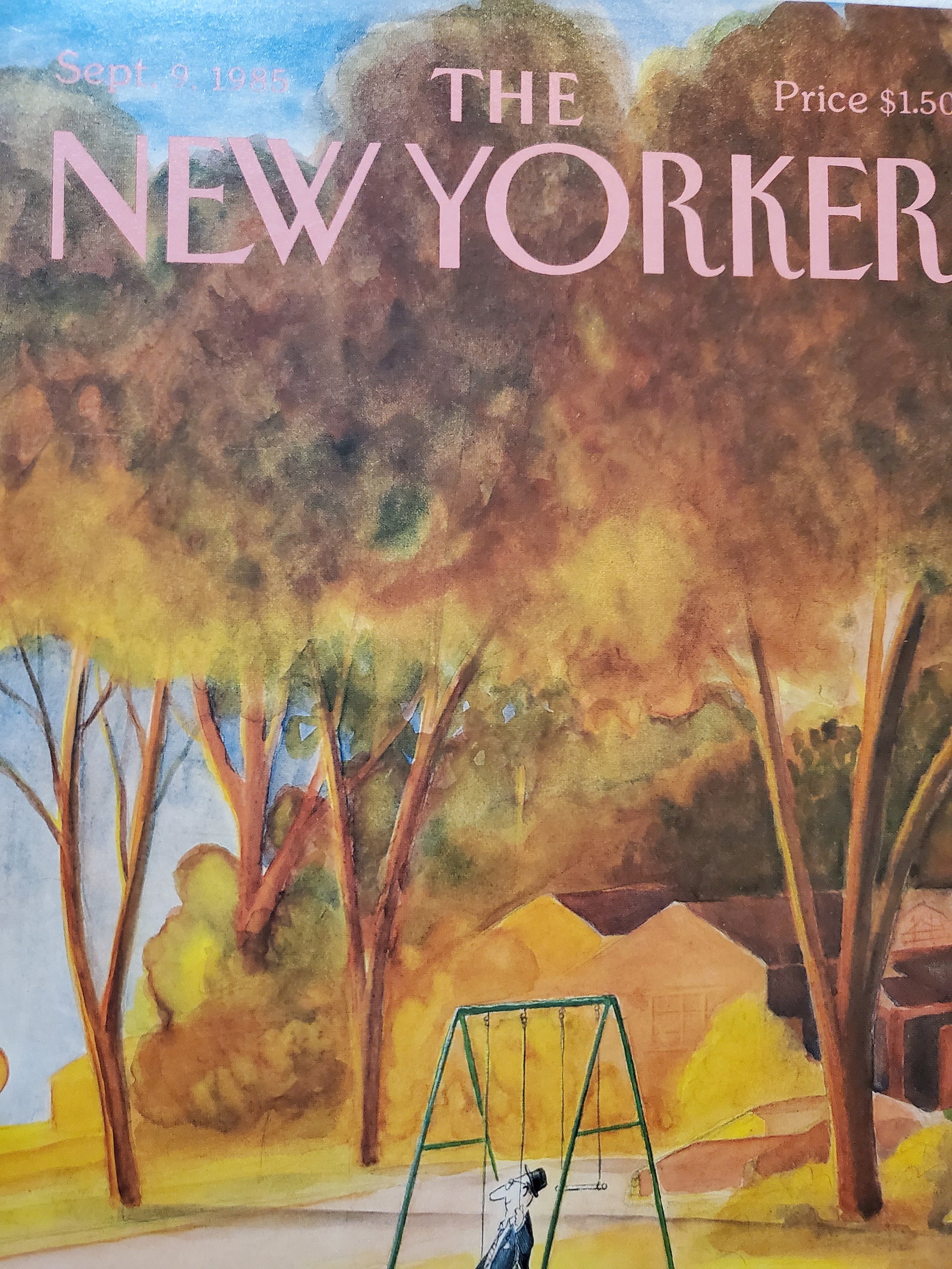 Vintage New Yorker Magazine COVER ONLY September 9, 1985 JJ Sempe Cover ...