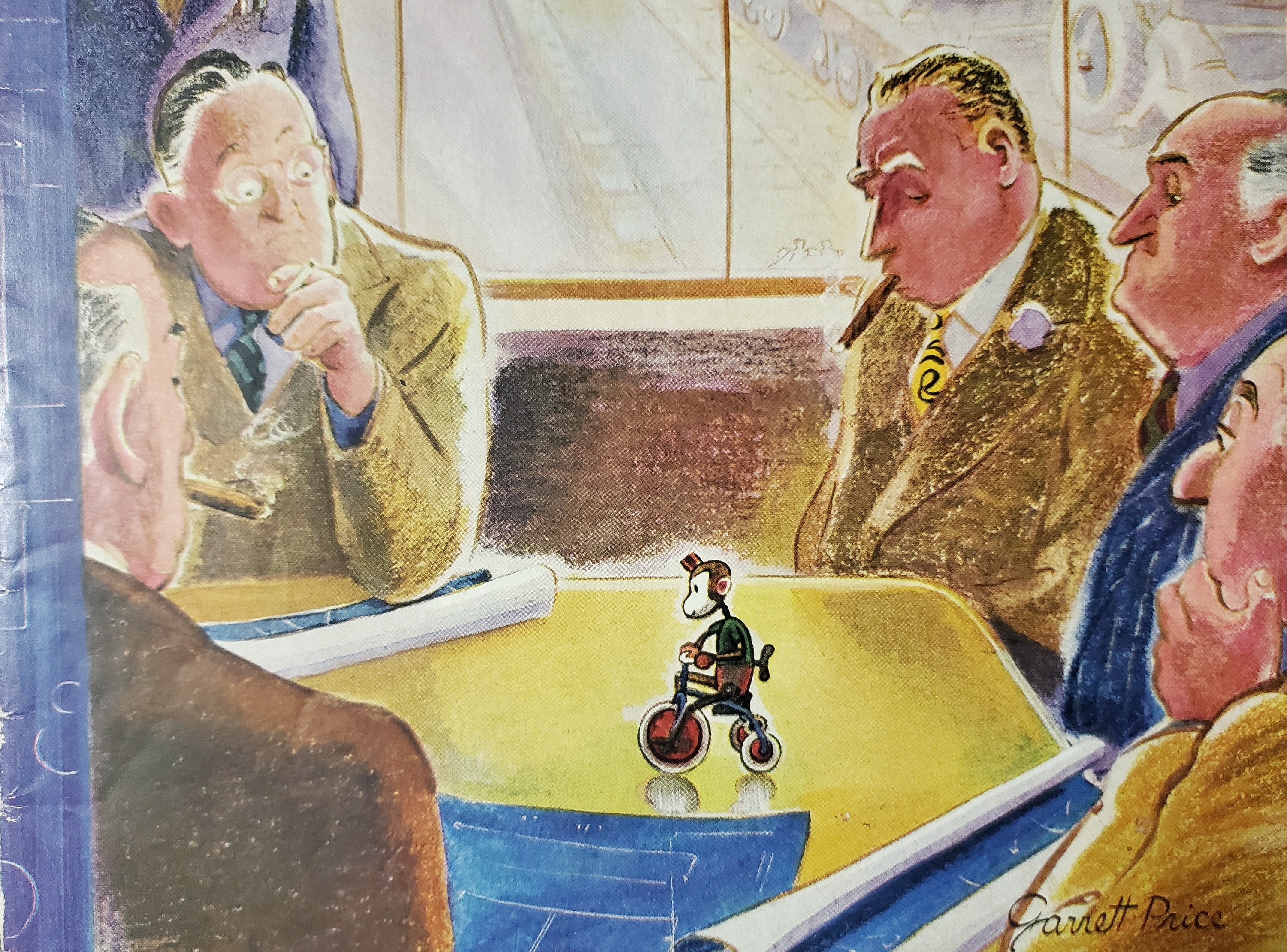 Vintage New Yorker Magazine (cover Only) September 15, 1945 Garrett ...