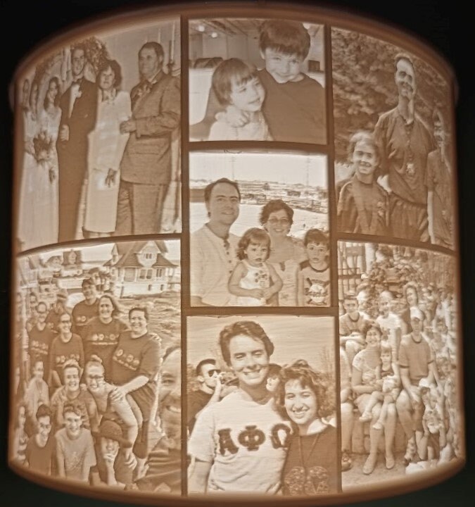 Personalized Lithophane Photo Lampshade - Etsy