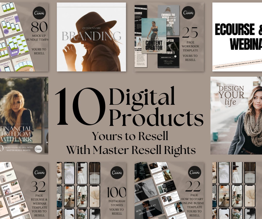 10 Digital Products With Master Resell Rights | Start or Grow Your ...