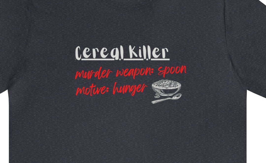 Cereal Killer Motive and Murder Weapon, Cereal Killer Clue, Halloween ...