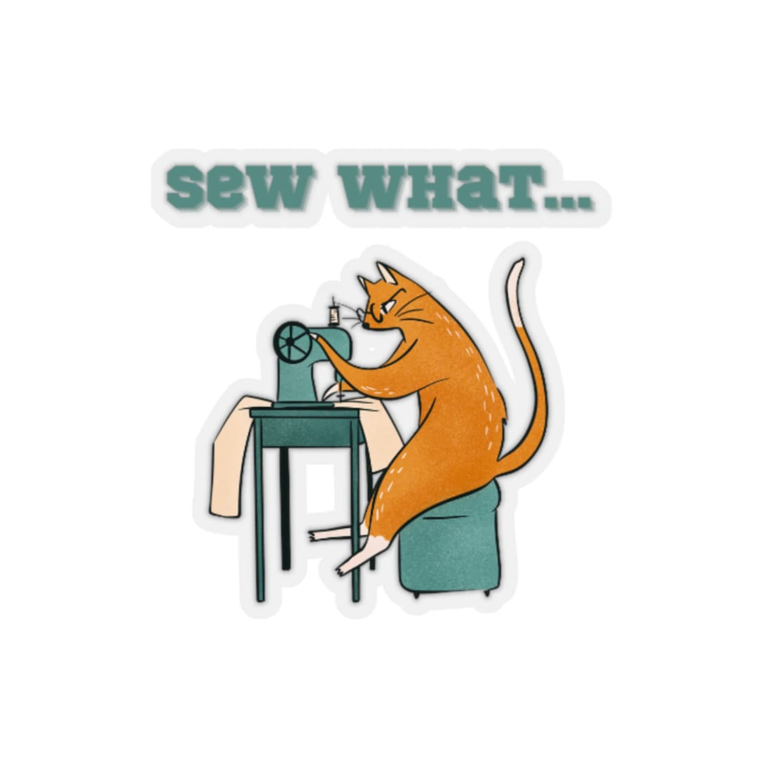 Sewing Sticker, Sewing Machine Sticker, Sticker for Sewing Machine ...