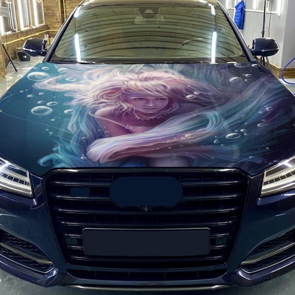 Jeep Hood Mermaid Decal - Etsy