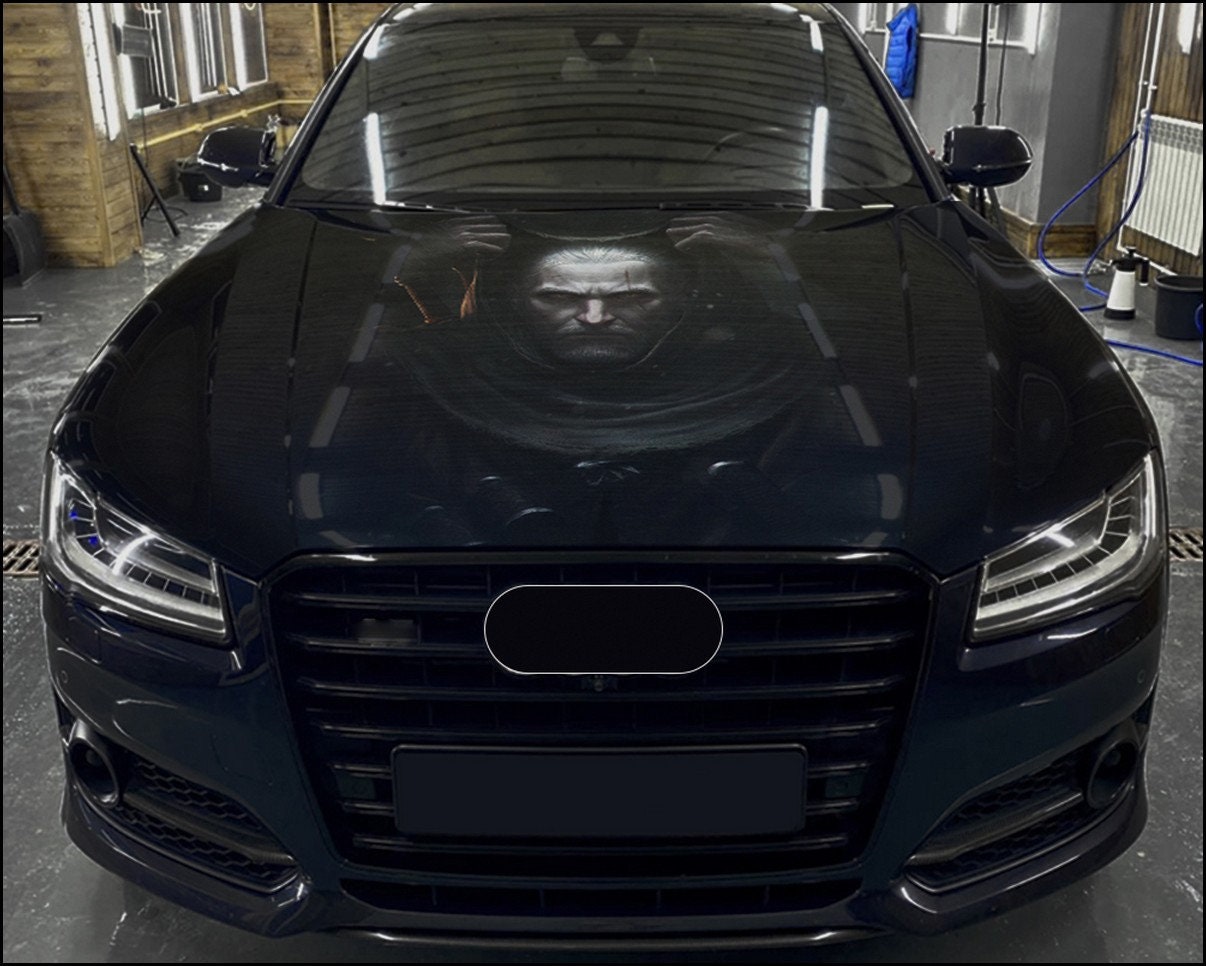 Car Hood Wrap Witcher Vinyl Sticker Full Color Custom Decal #2 Fit Any ...