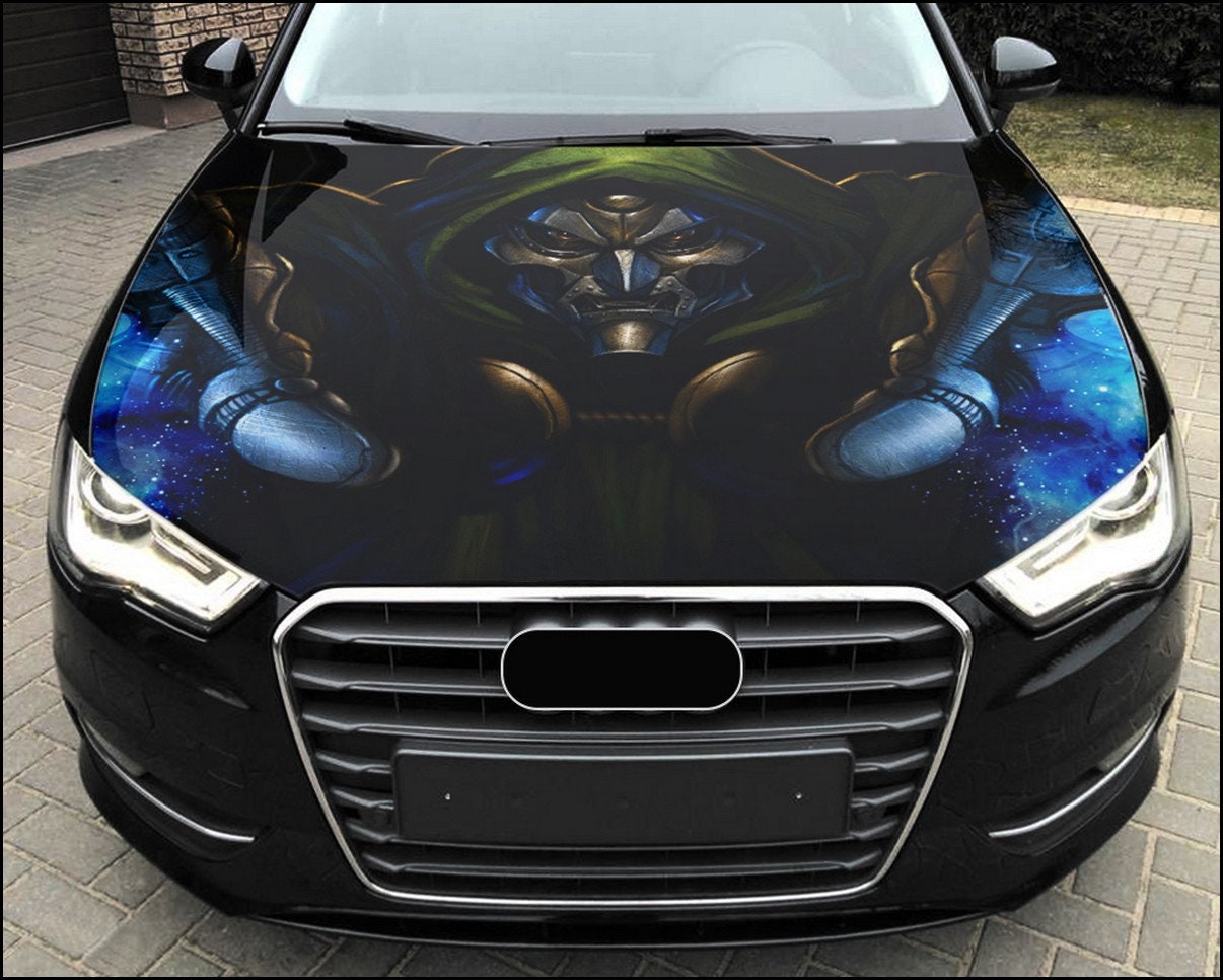 Car Hood Wrap Doctor Doom Vinyl Sticker Full Color Custom Decal Fit Any ...