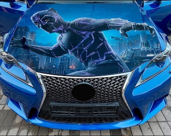 Iron Man Car Hood Wrap Full Color Vinyl Decal Avenger Sticker - Etsy