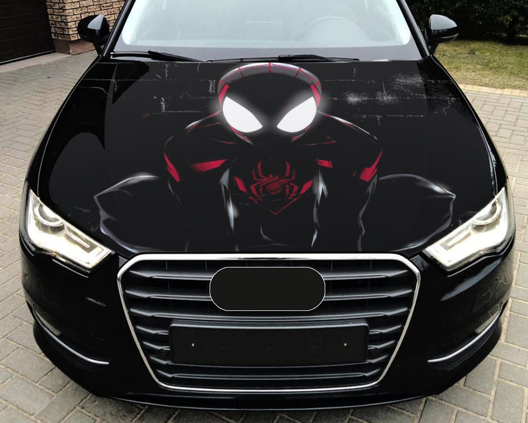 Car Hood Wrap Spider-man Vinyl Sticker Full Color Superhero Decal #8 ...