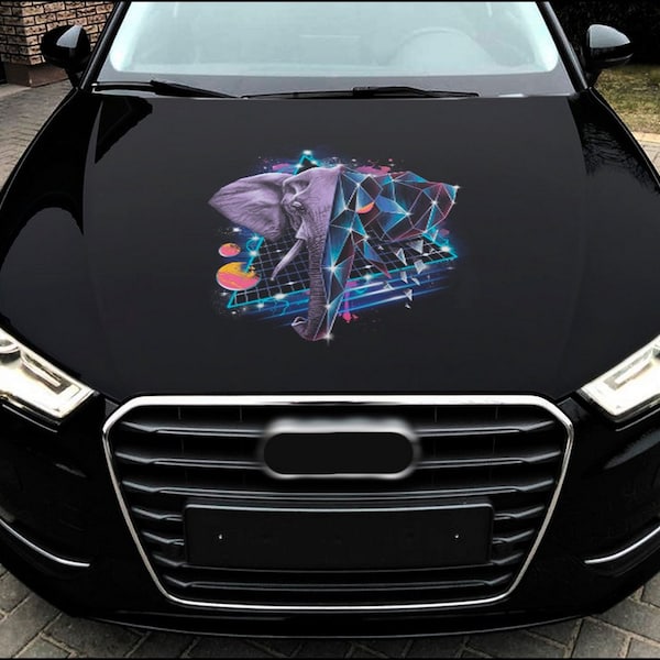 Elephant Car Decal - Etsy Canada