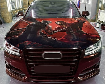 Car Hood Wrap Lion Vinyl Sticker Full Color Custom Decal Fit - Etsy