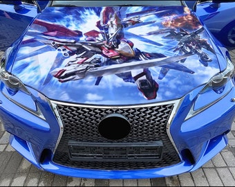 Car Hood Wrap Dragon Flame Vinyl Sticker Full Color Custom Decal Fit ...