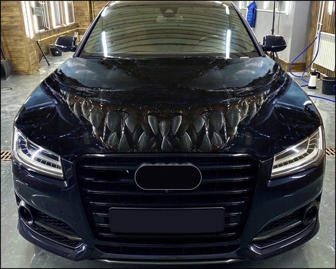 Car Hood Wrap Venom Vinyl Sticker Full Color Custom Decal Fit Any Car ...