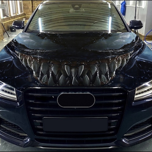 Car Hood Wrap Women Superhero Vinyl Sticker Full Color Custom - Etsy