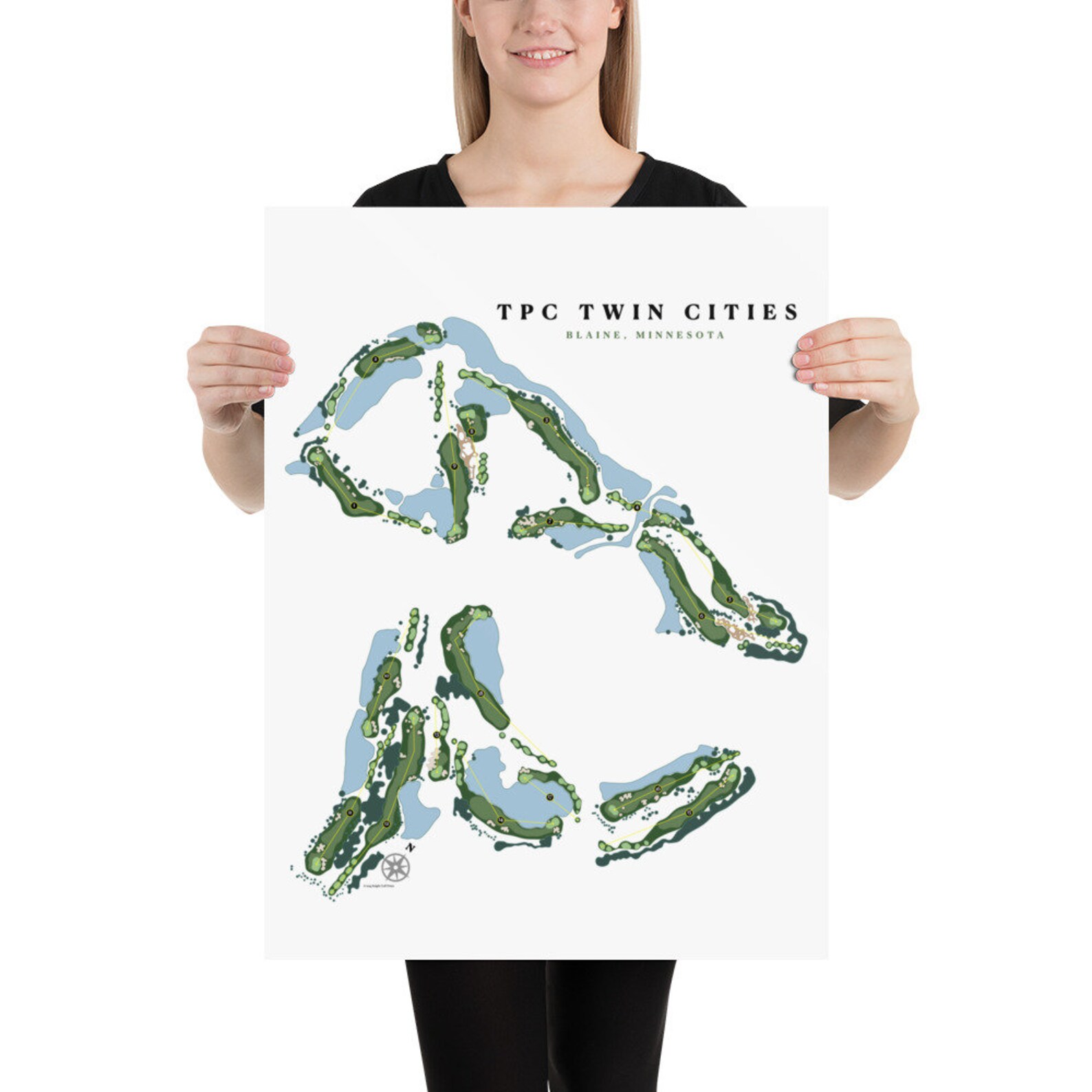TPC Twin Cities, Blaine, Minnesota, Poster Print - Etsy